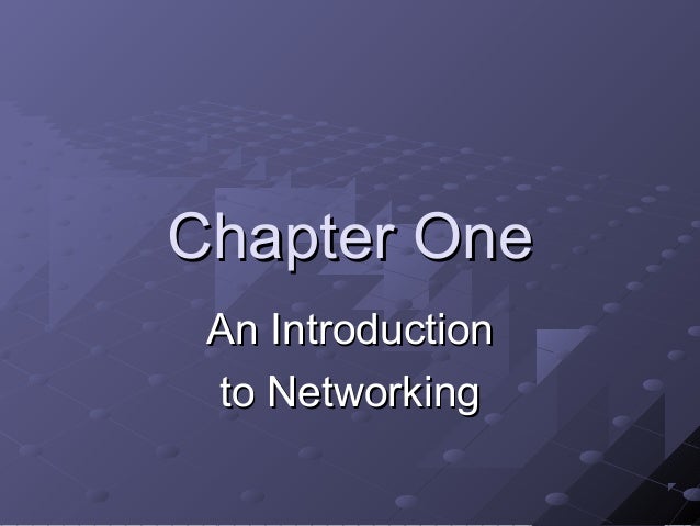 Introduction To Networking 