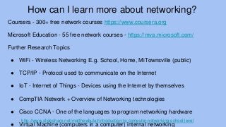 Introduction to Computer Networking - School level | PPT