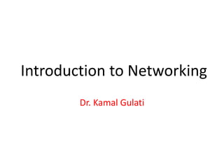 Introduction to Networking | PPT