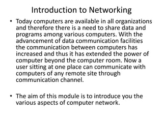 Introduction to Networking | PPT