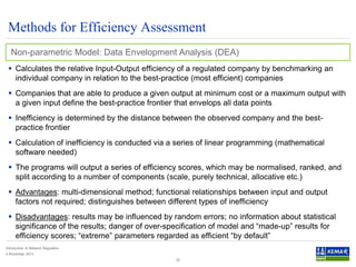 Introduction to network regulation - Role of Efficiency Analysis | PDF