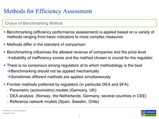 Introduction to network regulation - Role of Efficiency Analysis | PDF
