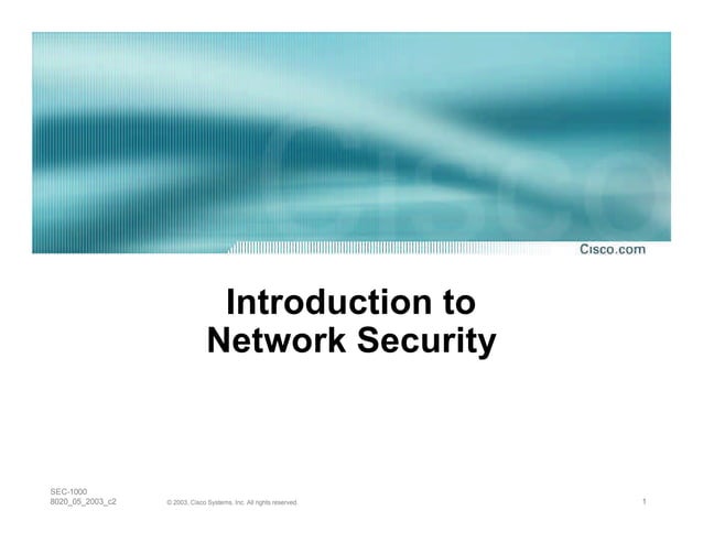 Introduction_to_Network_Security lecture | PPT