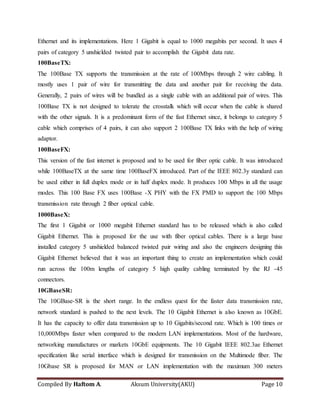 Introduction to network security and lan technology | PDF