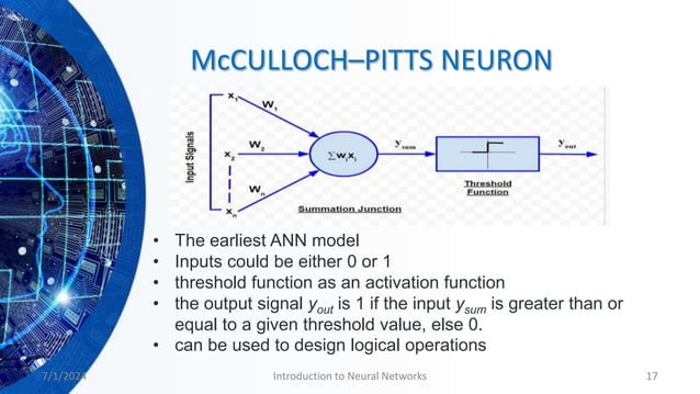 Introduction To Neural Network Module 1pptx Computer Networking