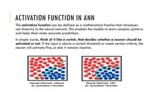 Introduction to Neural Networks and its application | PPTX