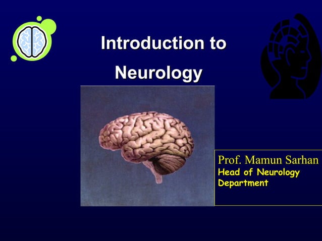 Introduction to neurology | PPT