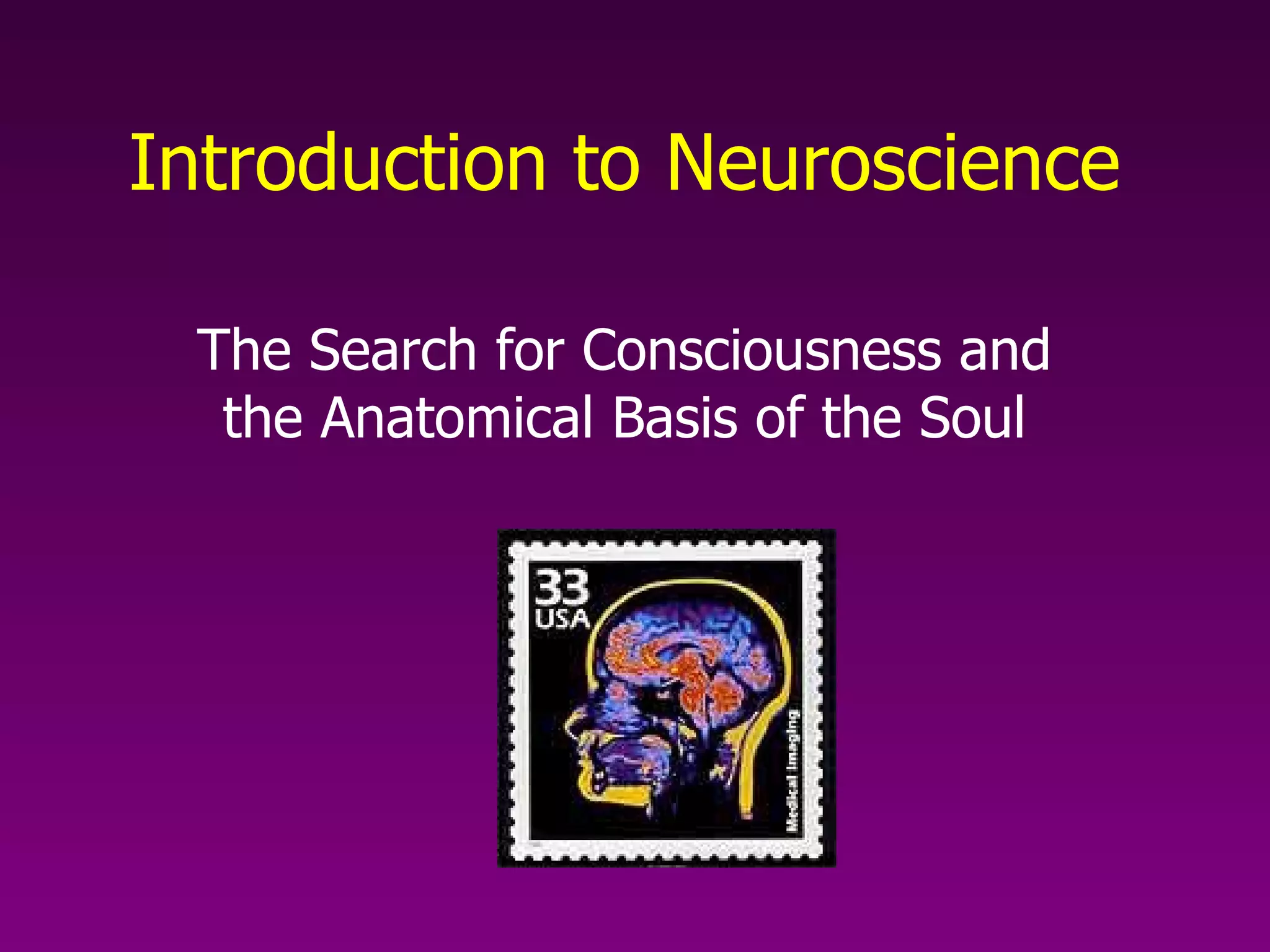 Introduction To Neuroscience | PPT