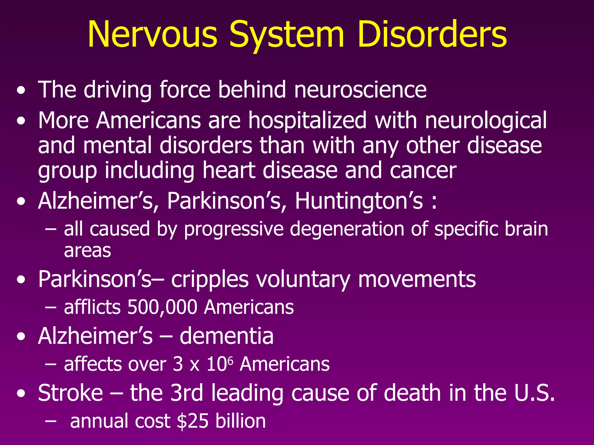 Introduction To Neuroscience | PPT