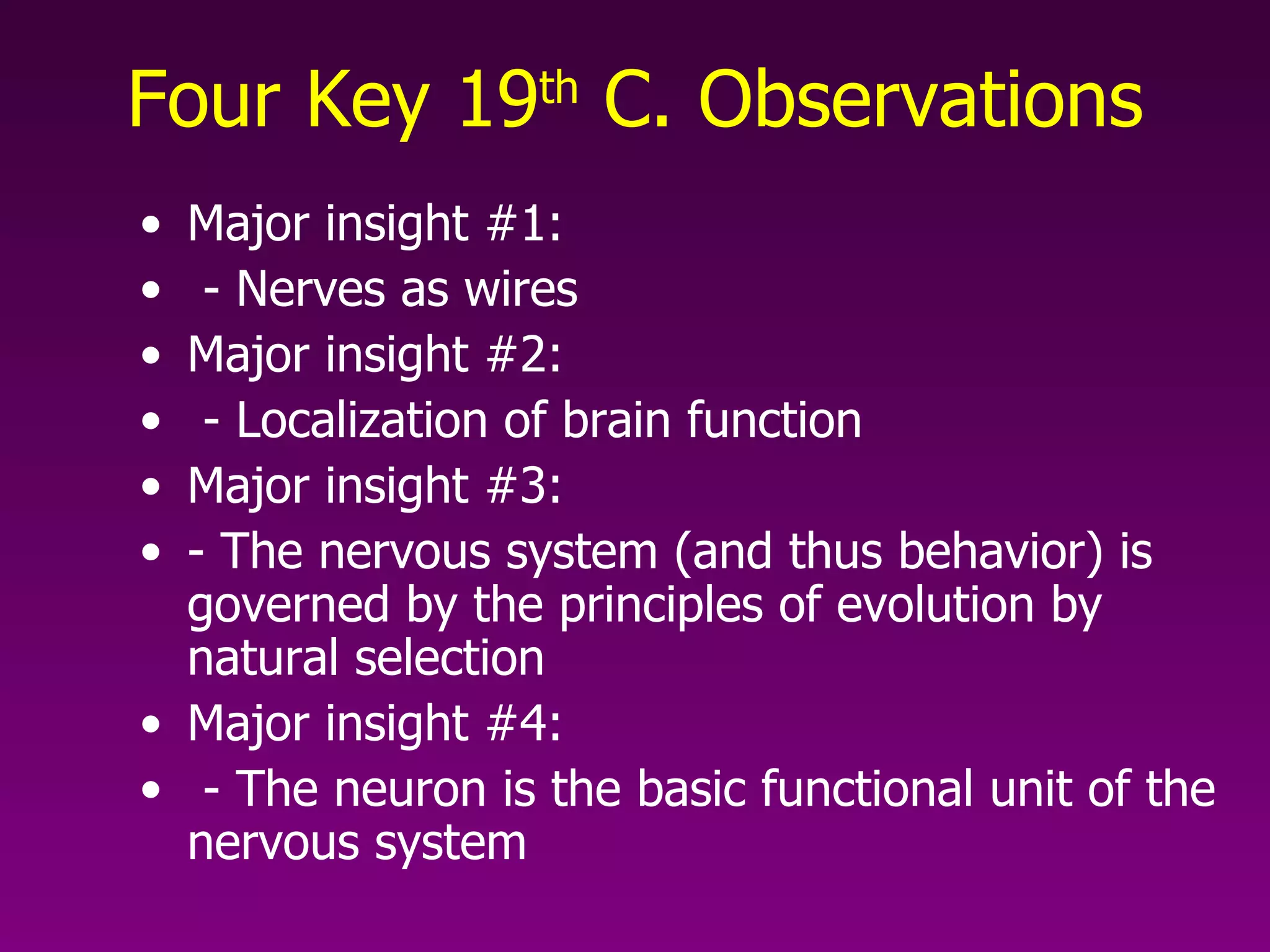 Introduction To Neuroscience | PPT
