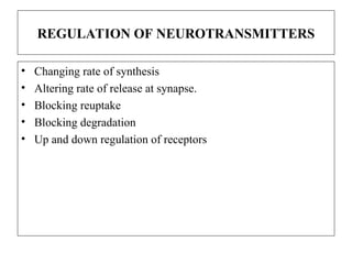 INTRODUCTION TO NEUROTRANSMITTERS_DR.SHAISTA EMAD_2024.ppt