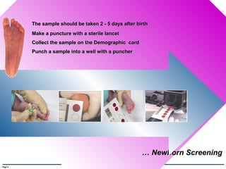 Introduction to new born screening | PPT