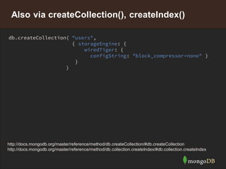 Introduction to new high performance storage engines in mongodb 3.0 ...