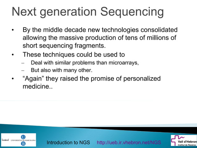 Introduction to next generation sequencing | PDF