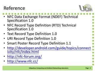 Introduction to NFC | PPTX | Internet | Computing