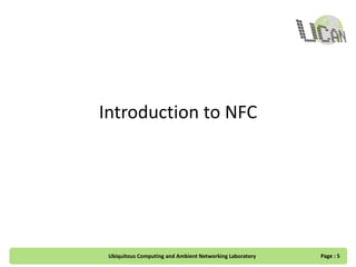 Introduction to NFC | PPTX | Internet | Computing