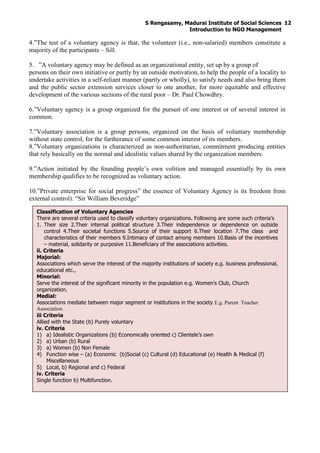 Introduction to NGO management | PDF