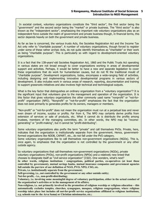 Introduction to NGO management | PDF