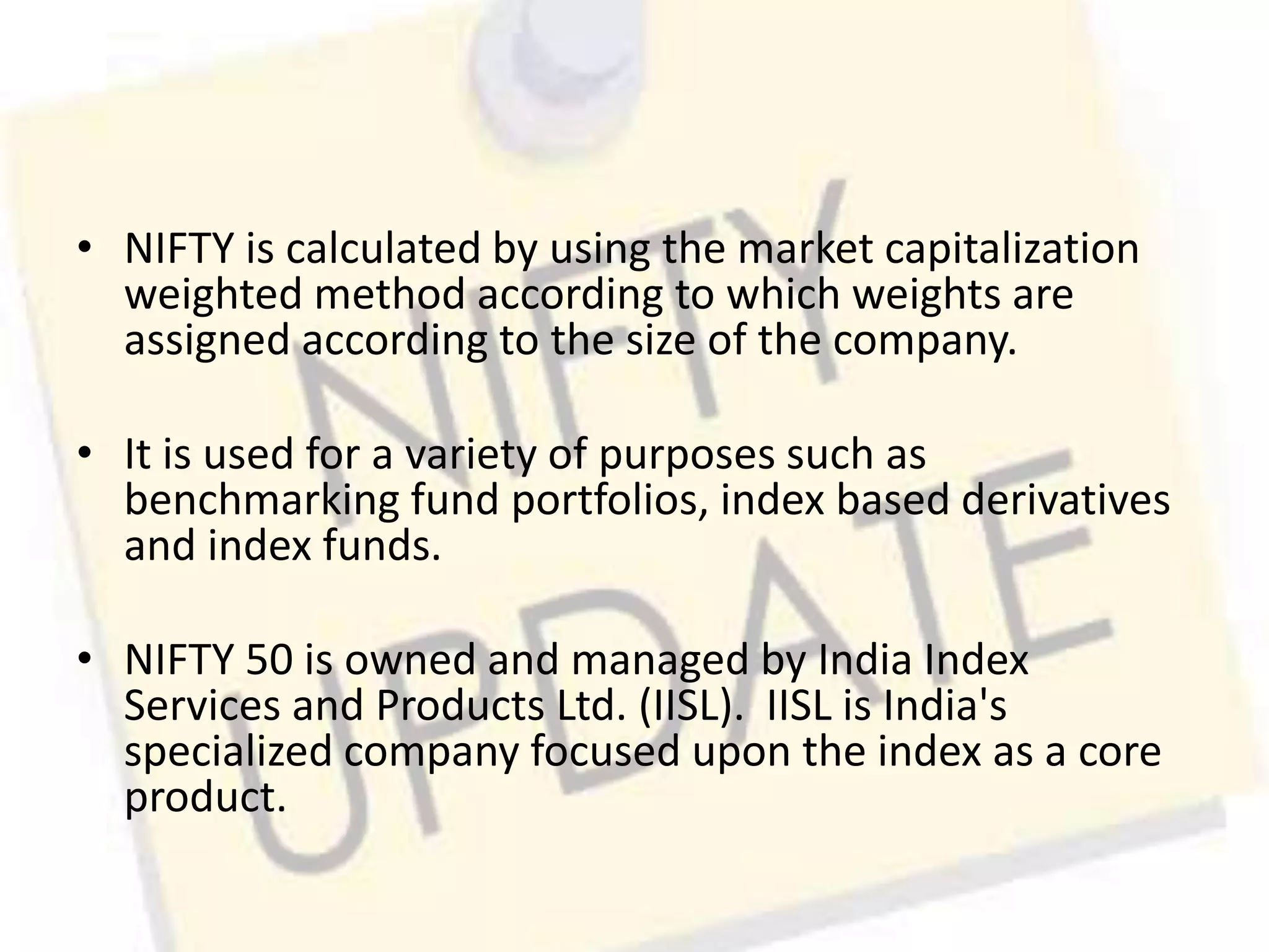 Introduction to NIFTY | PPTX