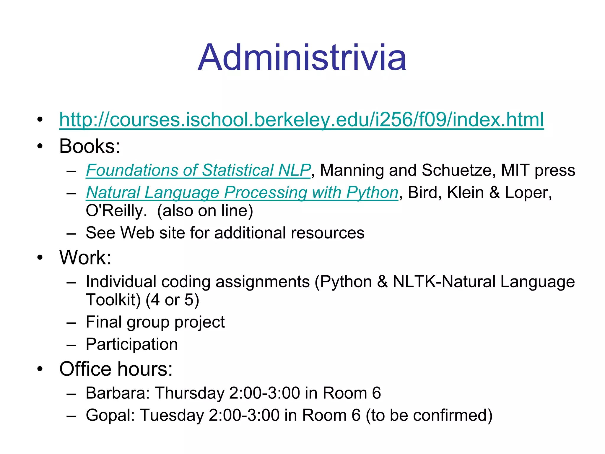 Introduction to nlp | PPTX