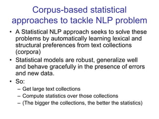 Introduction to nlp | PPTX