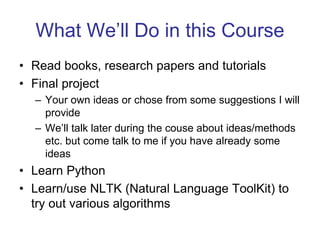 Introduction to nlp | PPTX