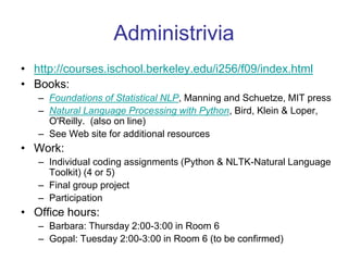 Introduction to nlp | PPTX