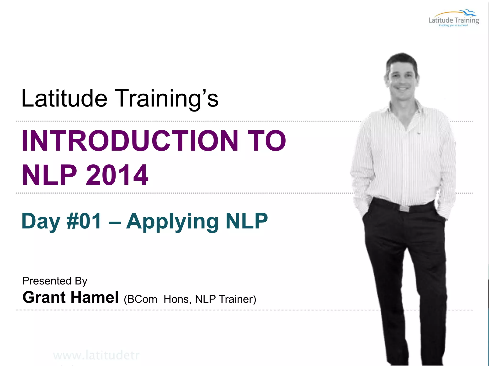 Introduction to nlp 2014 | PPT