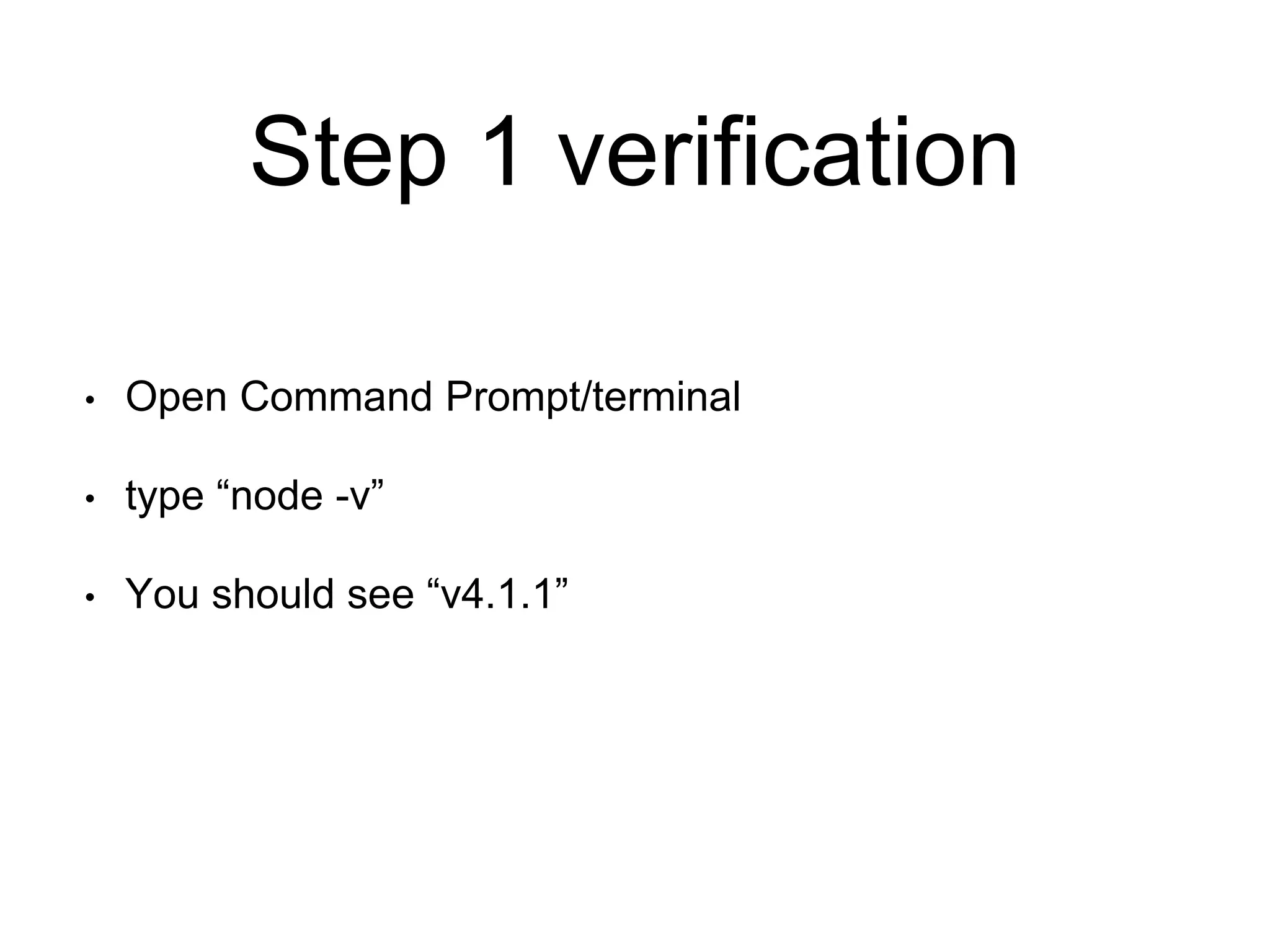 Introduction to node | PPT