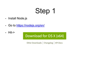 Introduction to node | PPT