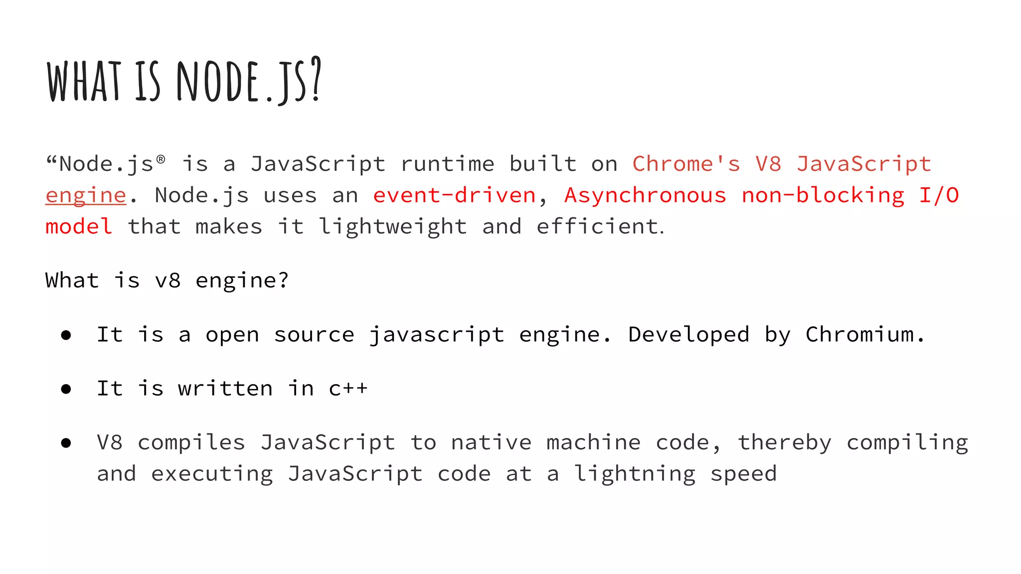 Introduction to node.js