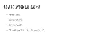 Introduction to node.js
