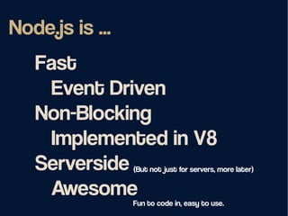 Introduction to nodejs | PDF
