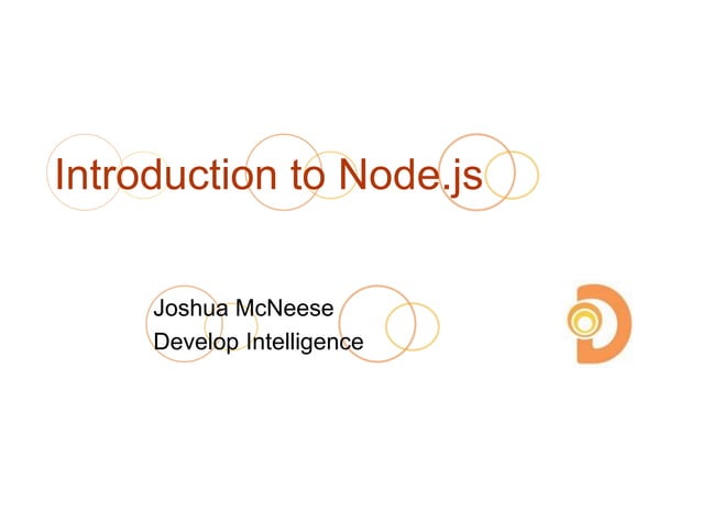 Introduction to Node.js