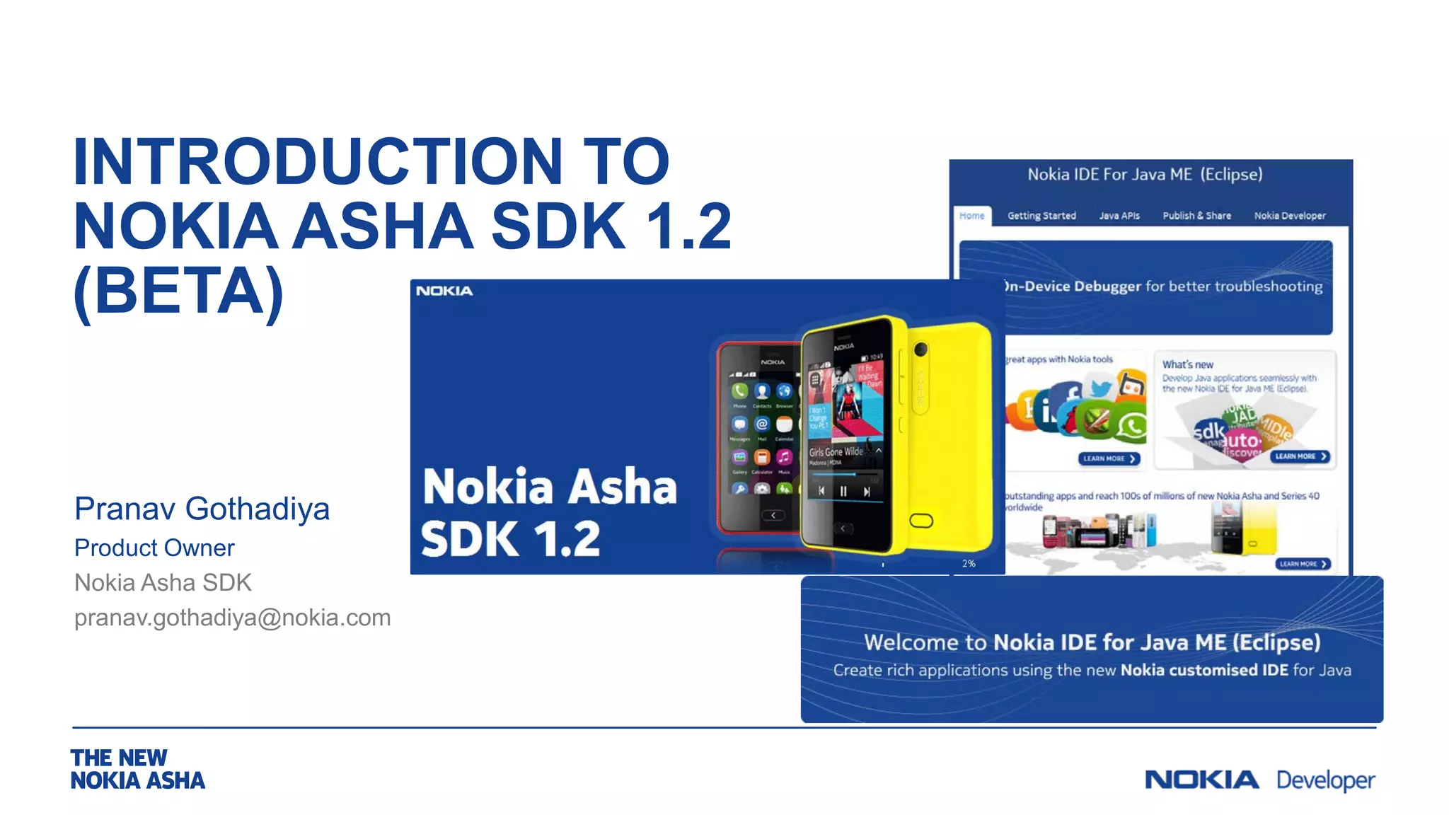 Introduction to Nokia Asha SDK 1.2 (beta) | PDF
