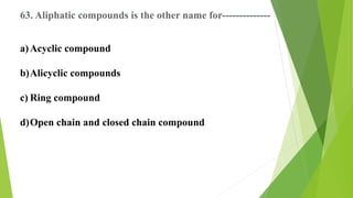 Introduction to nomenclature of organic chemical systems with ...