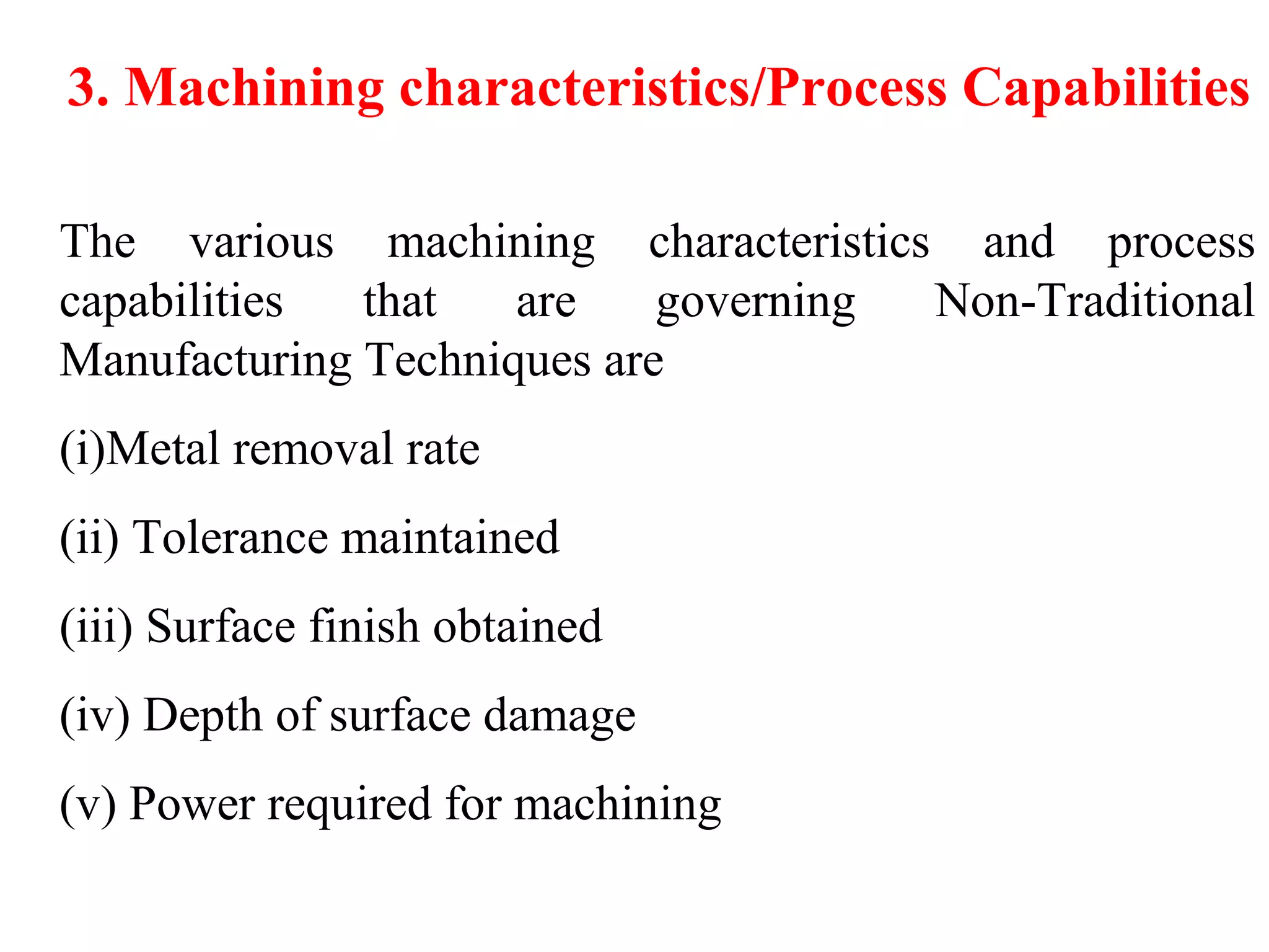 Introduction to nontraditional machining | PPT