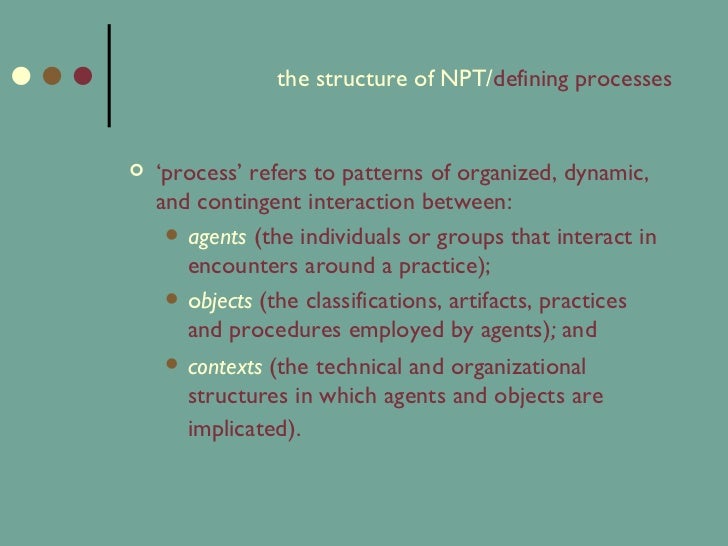 Normalization Process Theory