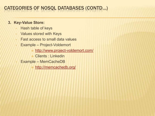 Introduction to NoSQL | PPT