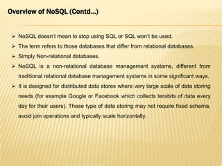 Introduction to NoSQL | PPT