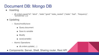Introduction to NoSql | PPTX