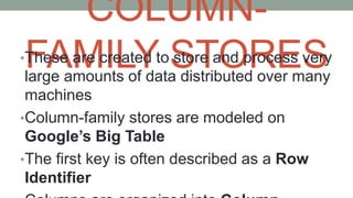 Introduction to nosql | NoSQL databases | PPT