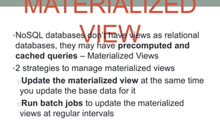 Introduction to nosql | NoSQL databases | PPT