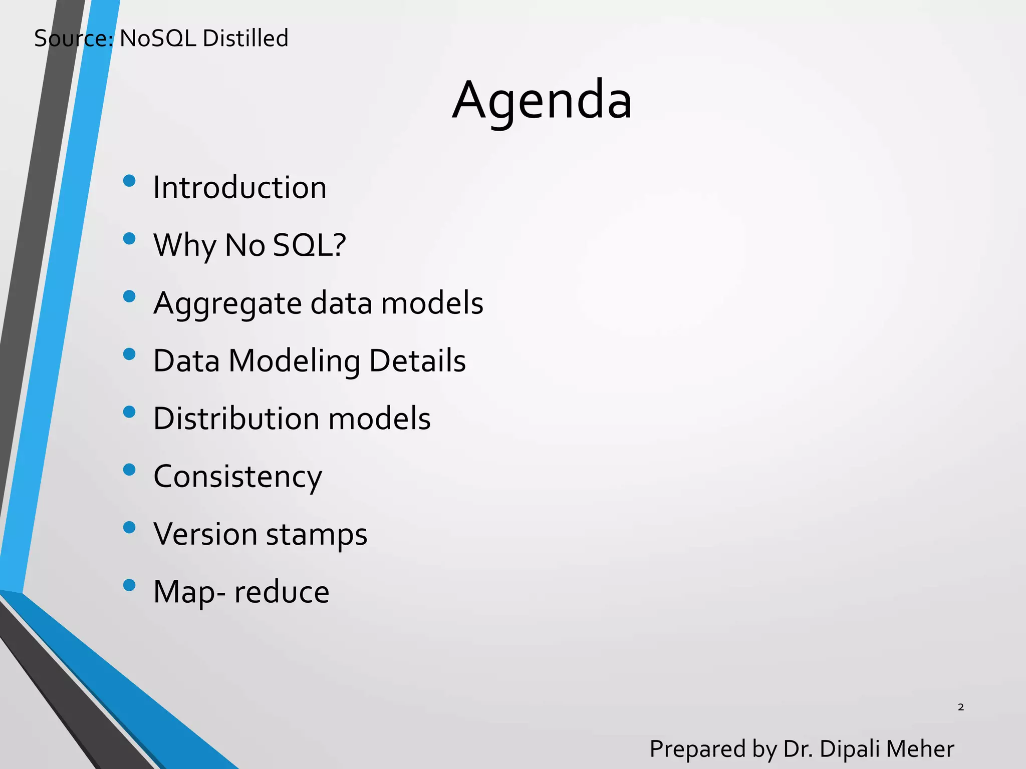 Introduction To Nosql Pptx Databases Computer Software And Applications