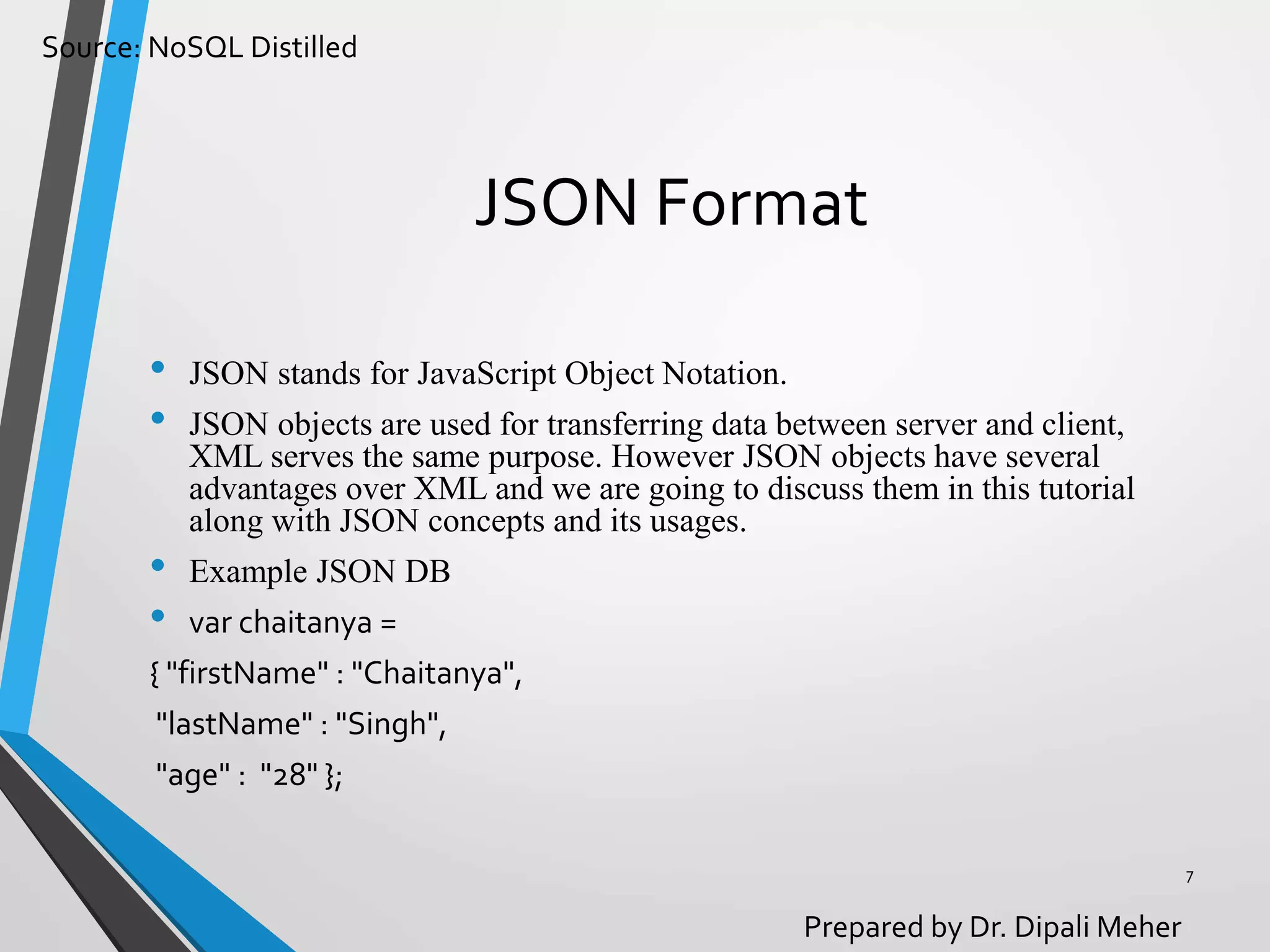 Introduction to NoSQL | PPTX | Databases | Computer Software and Applications