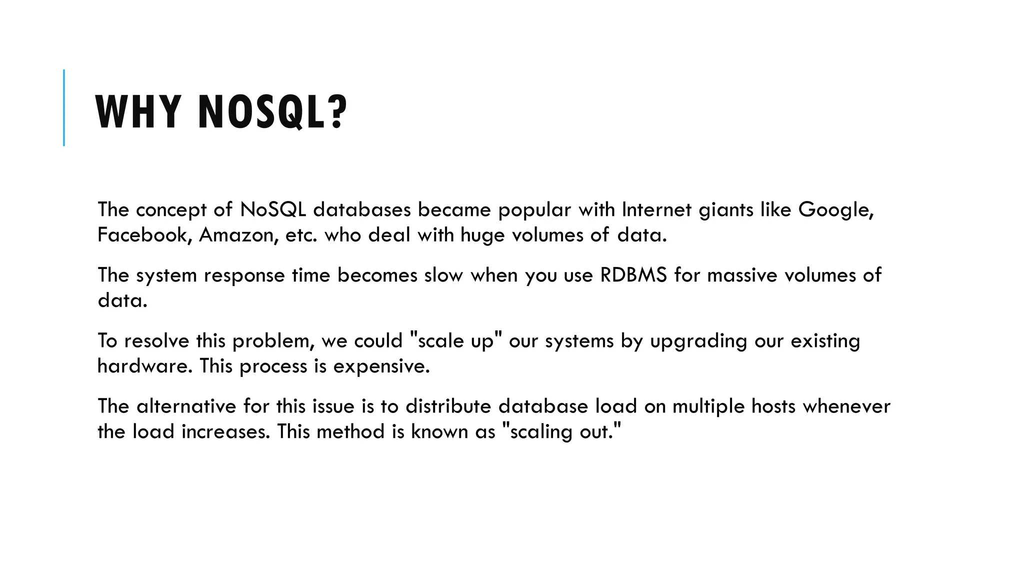 Introduction to NoSQL & Features of NoSQL.pptx