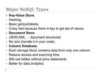 Introduction to NoSQL Database | PPT