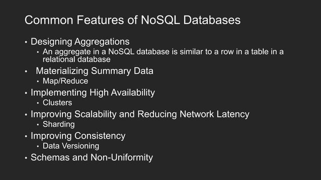 Introduction to no sql database | PPTX | Databases | Computer Software ...
