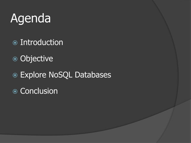 Introduction to NoSQL Databases | PPTX