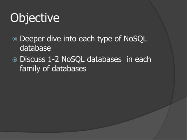 Introduction to NoSQL Databases | PPTX